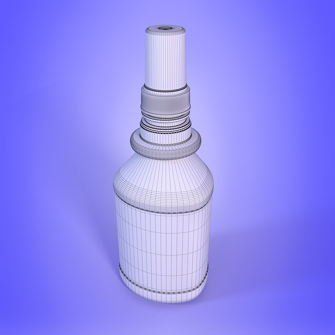3D Orasept Spray Medicine Bottle - TurboSquid 1323608