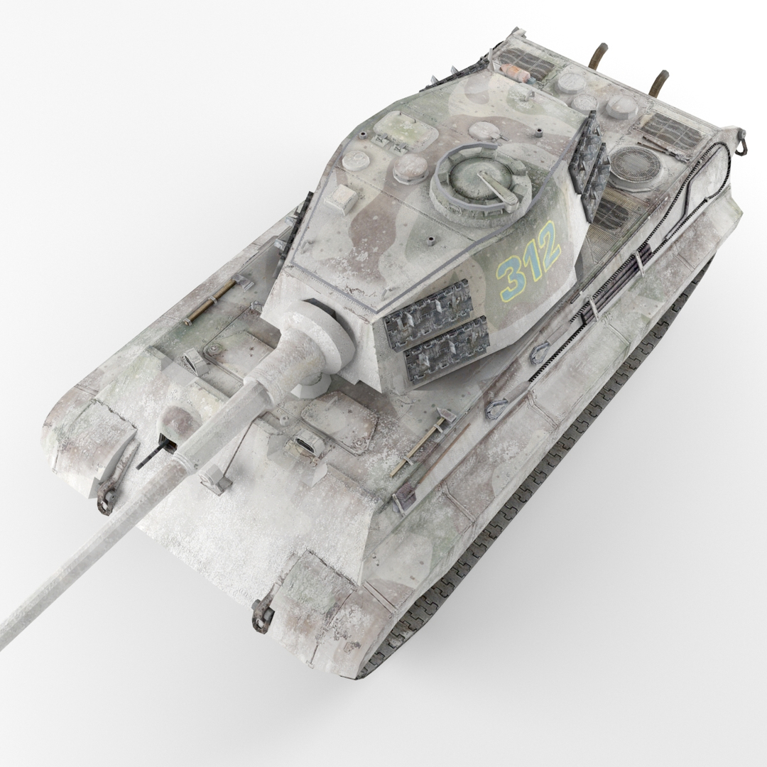 sd tiger ii jagdtiger 3d model