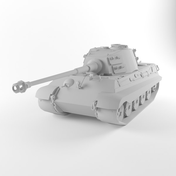 sd tiger ii jagdtiger 3d model
