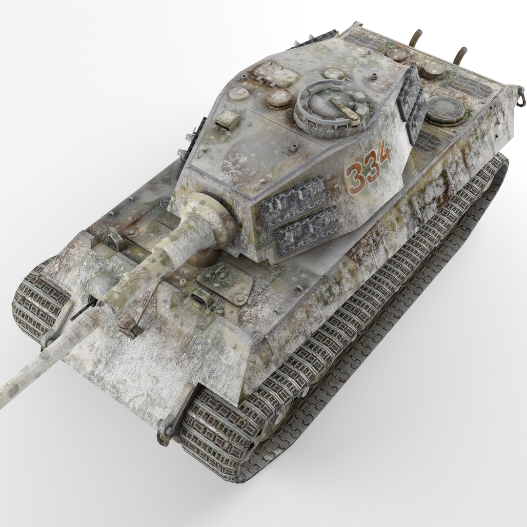 sd tiger ii jagdtiger 3d model