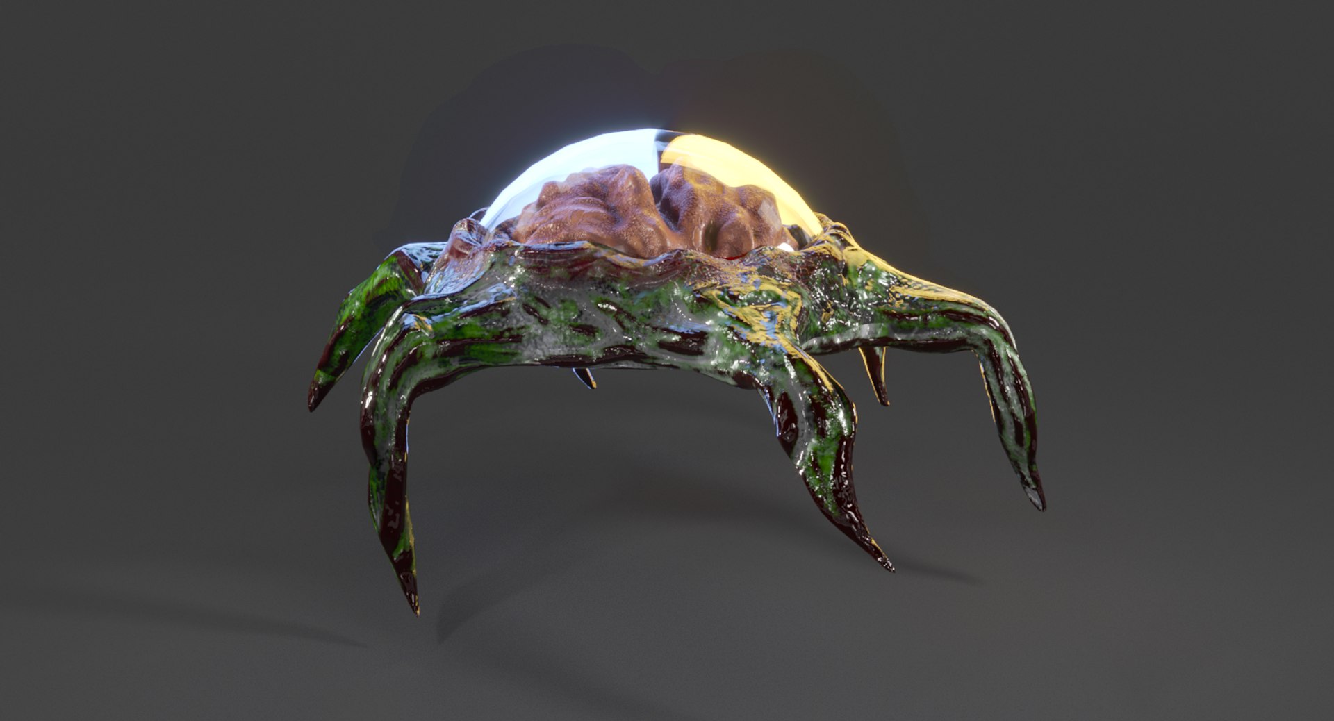 Brain Monster 3D Model - TurboSquid 1279640
