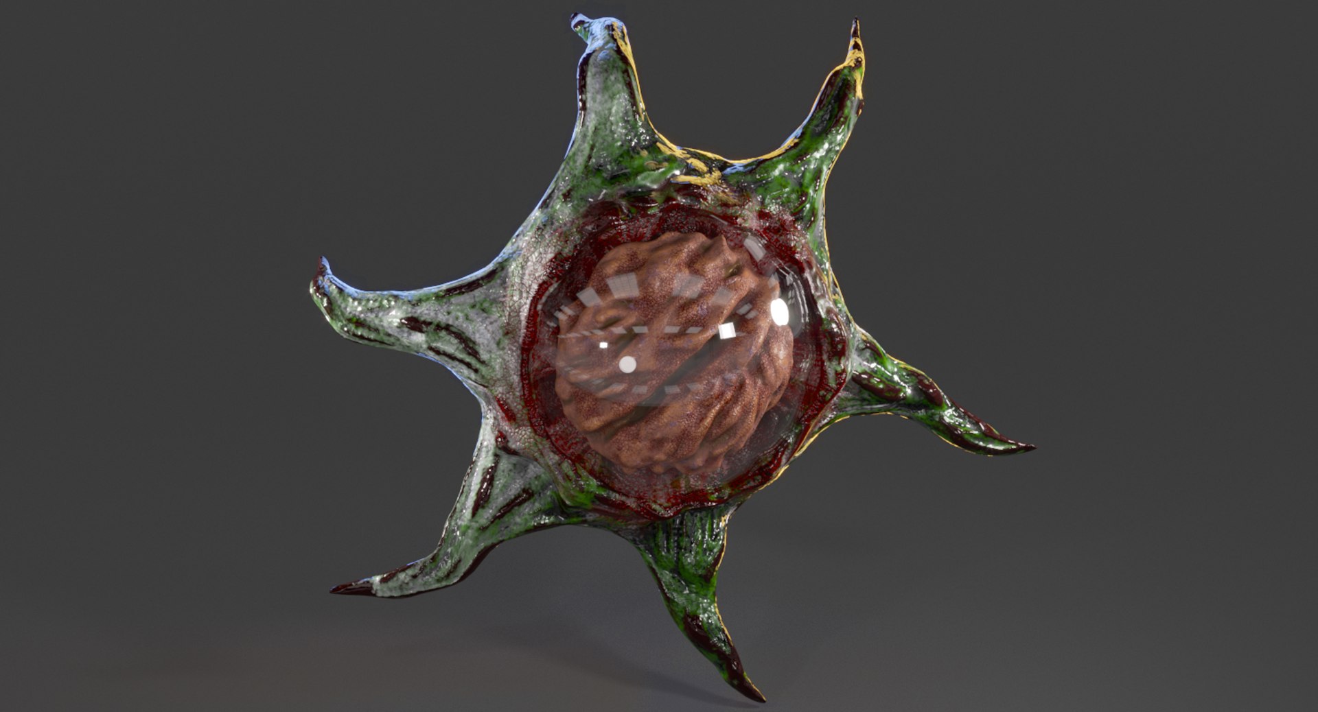 Brain Monster 3D Model - TurboSquid 1279640