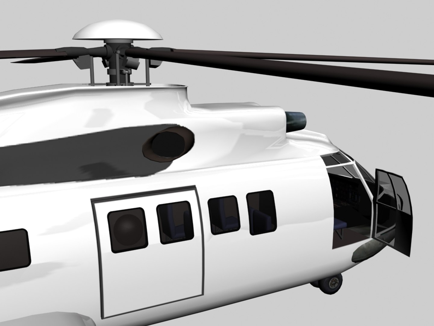 Aerospatiale Super Puma Generic 3d Model