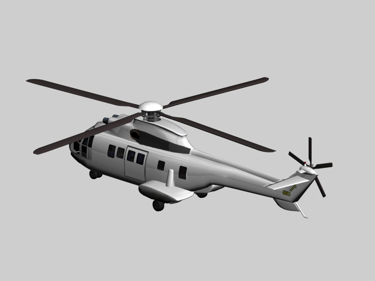 Aerospatiale Super Puma Generic 3d Model