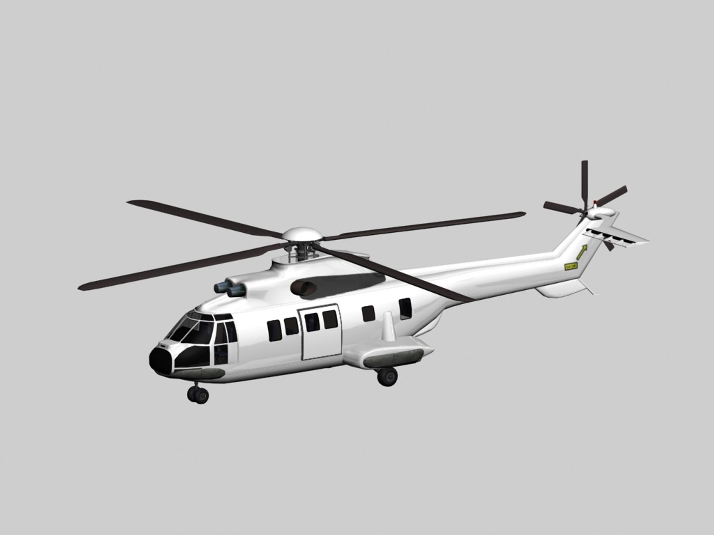 Aerospatiale Super Puma Generic 3d Model