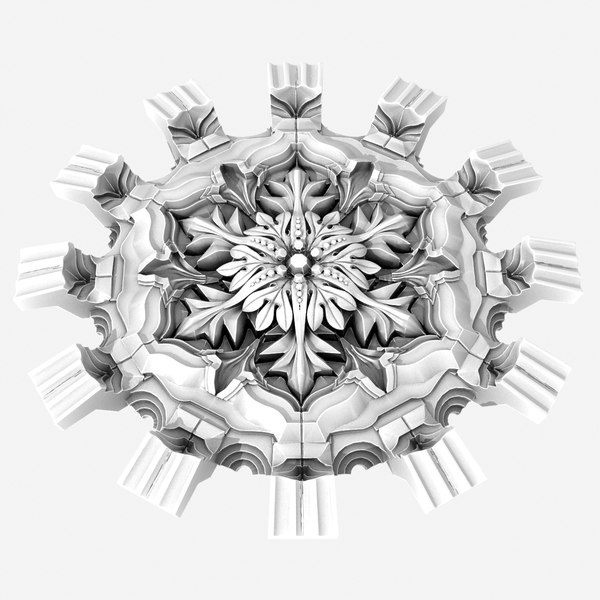 Decorated disk 3D model - TurboSquid 1293001