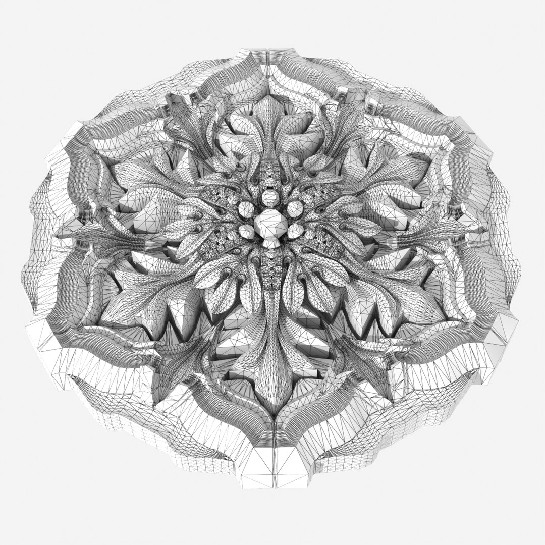 Decorated Disk 3D Model - TurboSquid 1293001