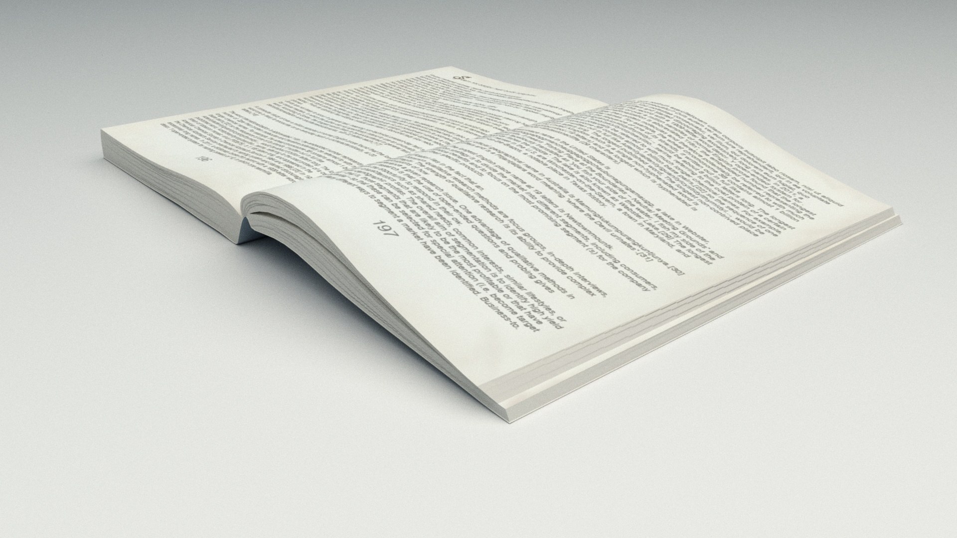 3D Book Open Softcover Model - TurboSquid 1679286