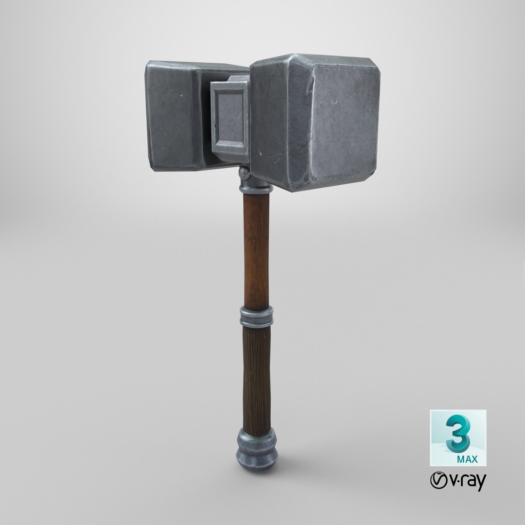 Stylized Hammer 3D Model - TurboSquid 2150521
