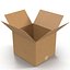 3d Open Cardboard Box
