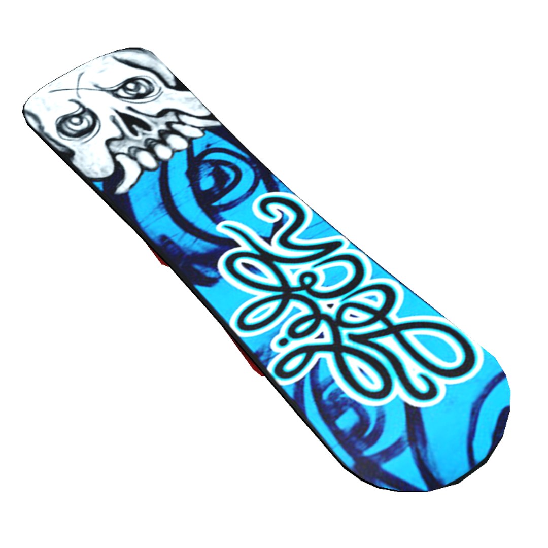 Snowboard John 3d Model