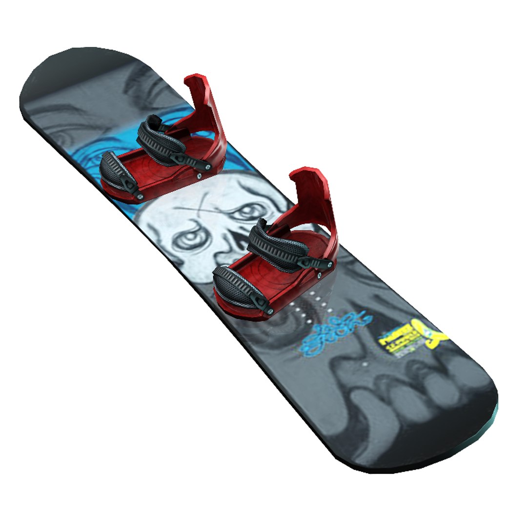 Snowboard John 3d Model
