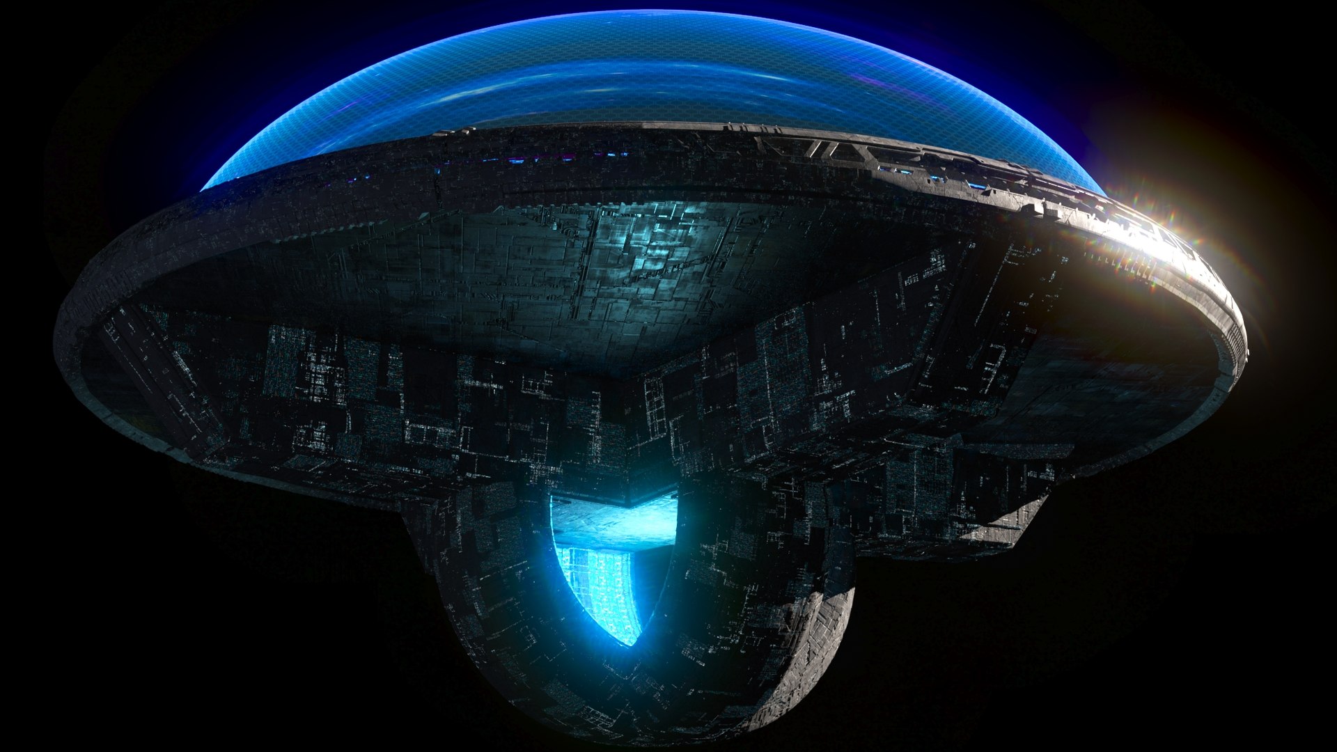 Sci-fi Ring Space Station 3D model - TurboSquid 1786844