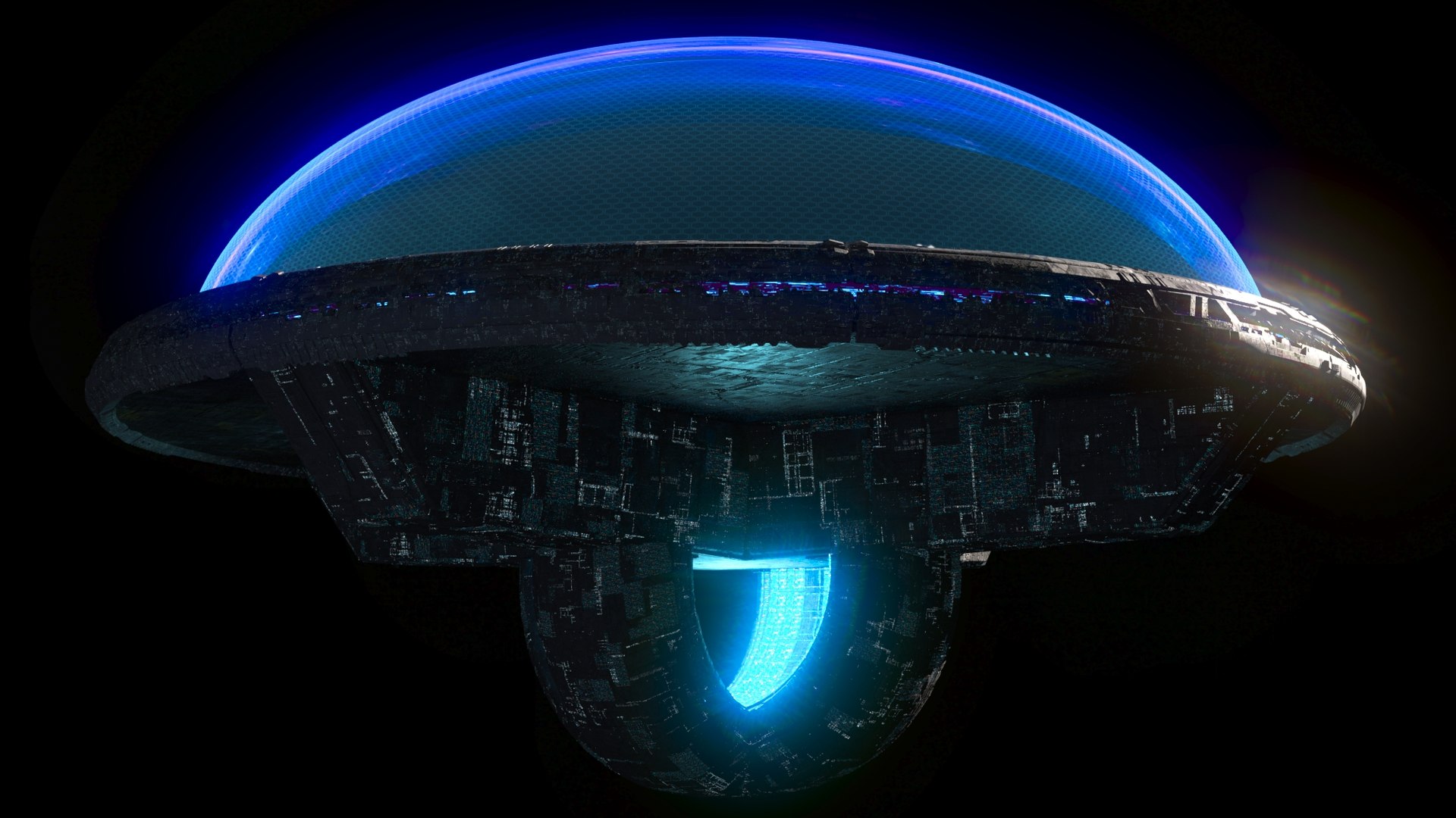 Sci-fi Ring Space Station 3D model - TurboSquid 1786844