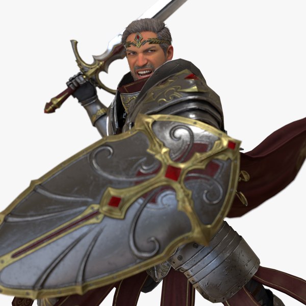 3D модель Human Knight - Fully Rigged - TurboSquid 2052177