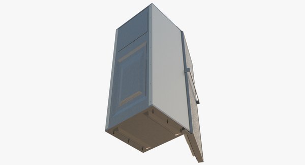 3d fridge interior blender model