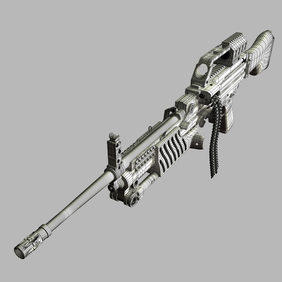 Max Heckler Koch Mg4 Machine Gun