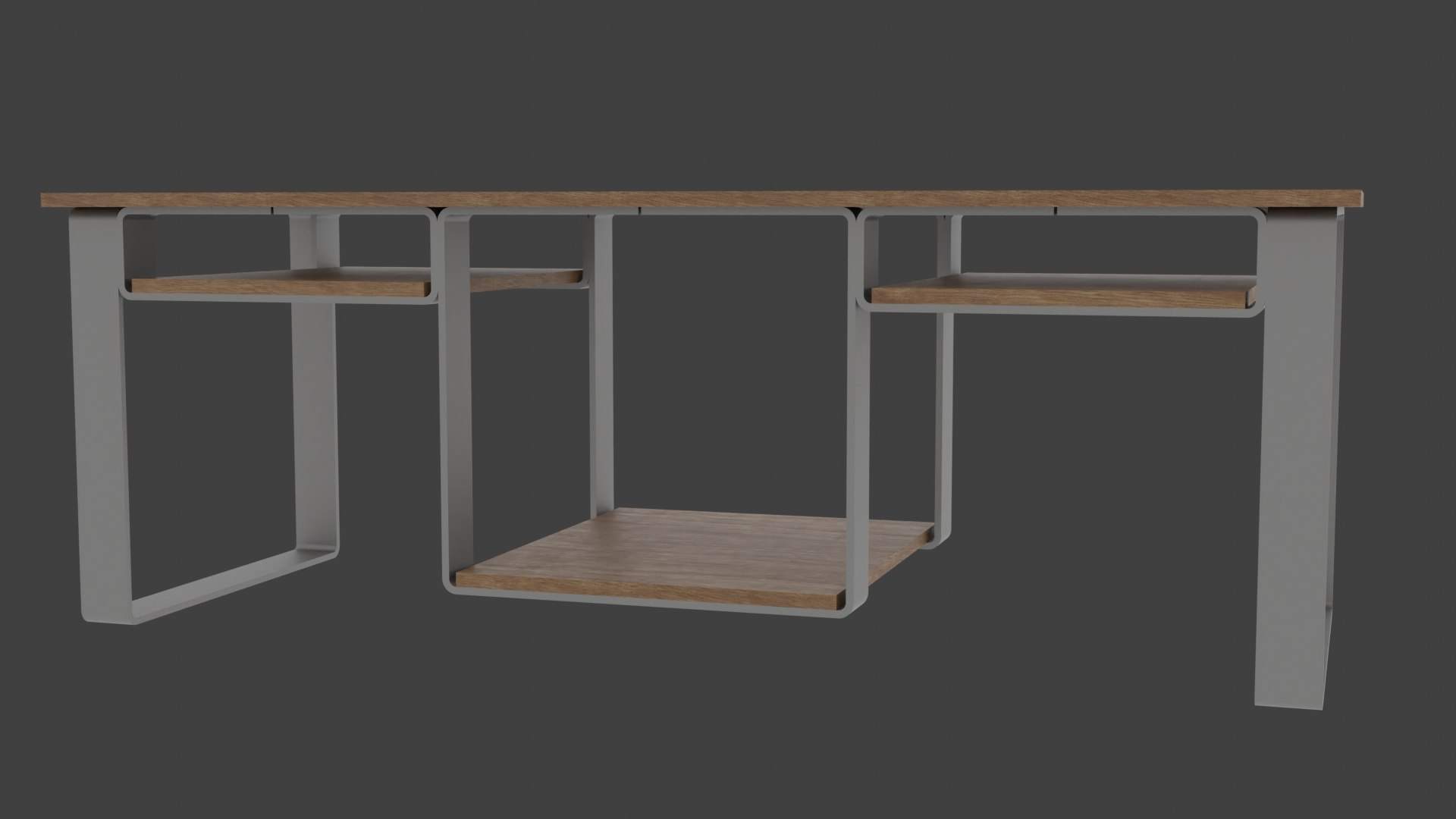 Free 3D Wood Sheet Metal AV Table - TurboSquid 2098147