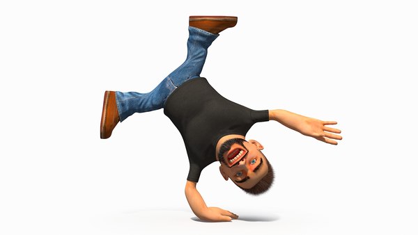 Cartoon man 3D model - TurboSquid 1817189