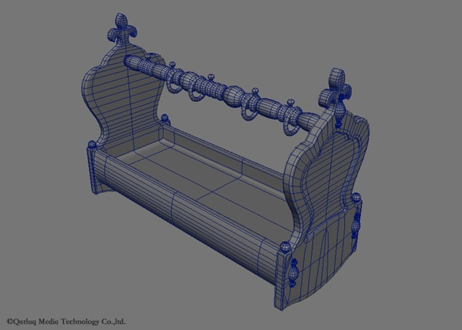 3d Cradle Qarluq Model