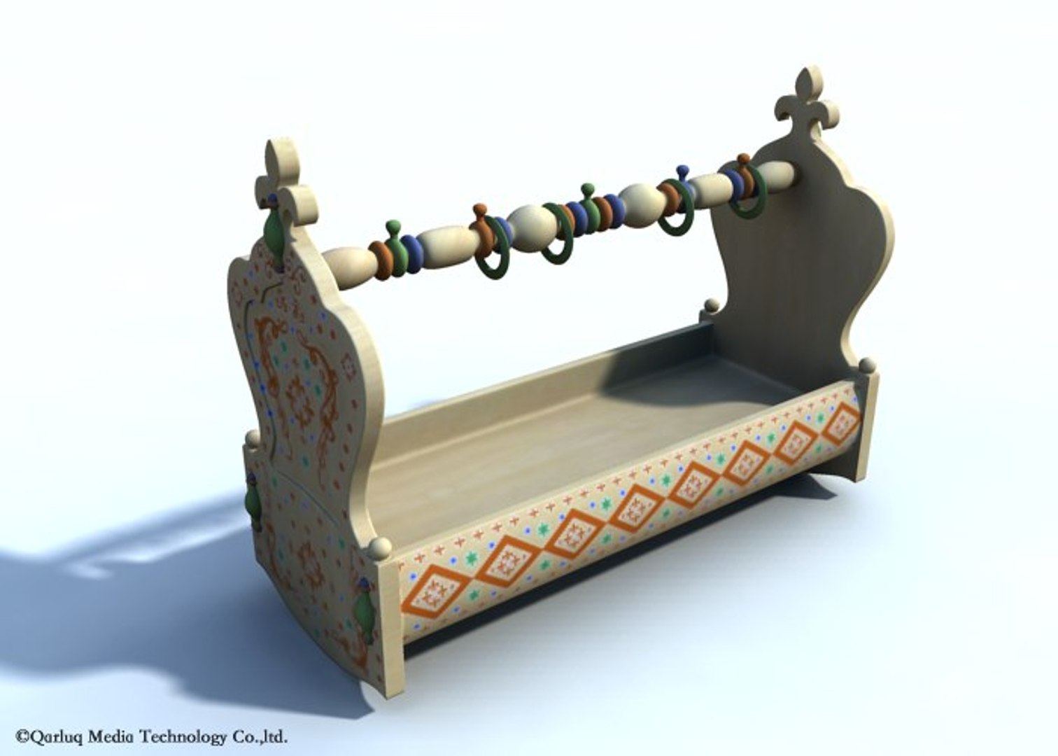 3d Cradle Qarluq Model
