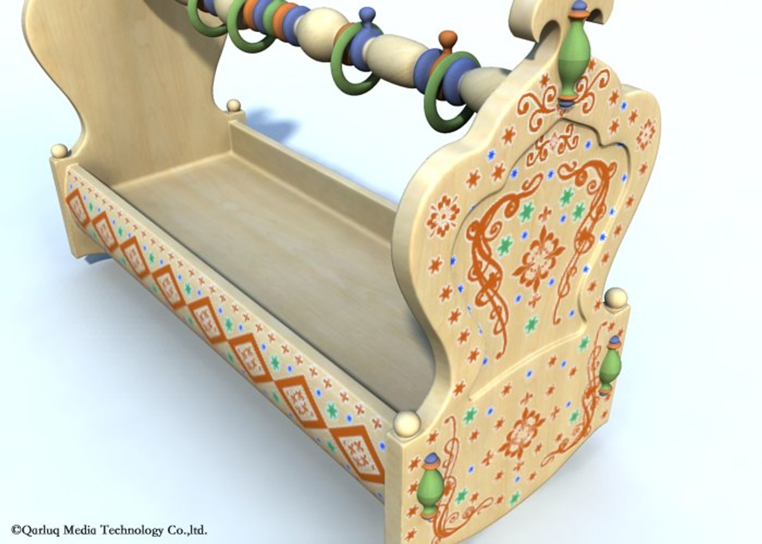 3d Cradle Qarluq Model