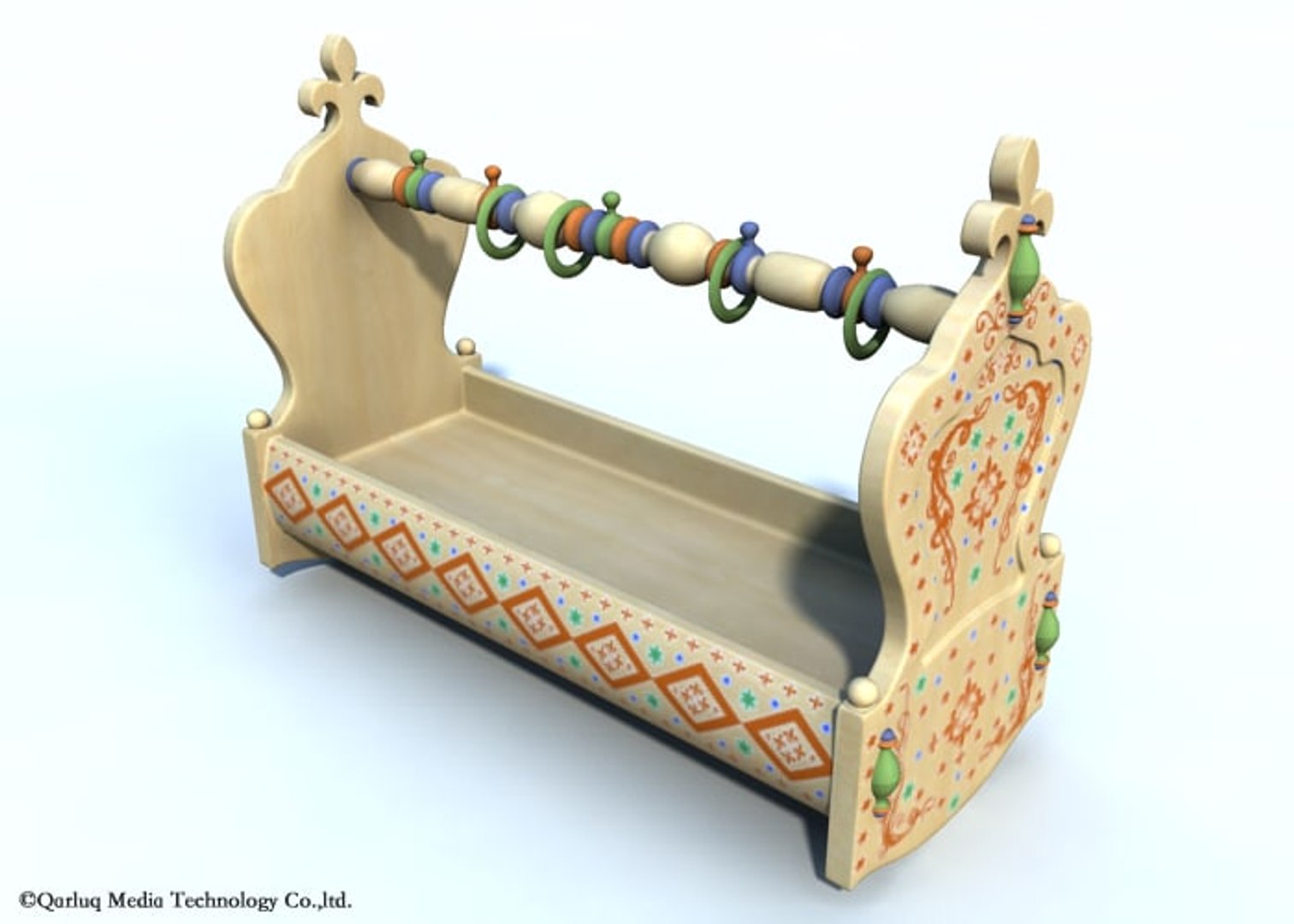 3d Cradle Qarluq Model