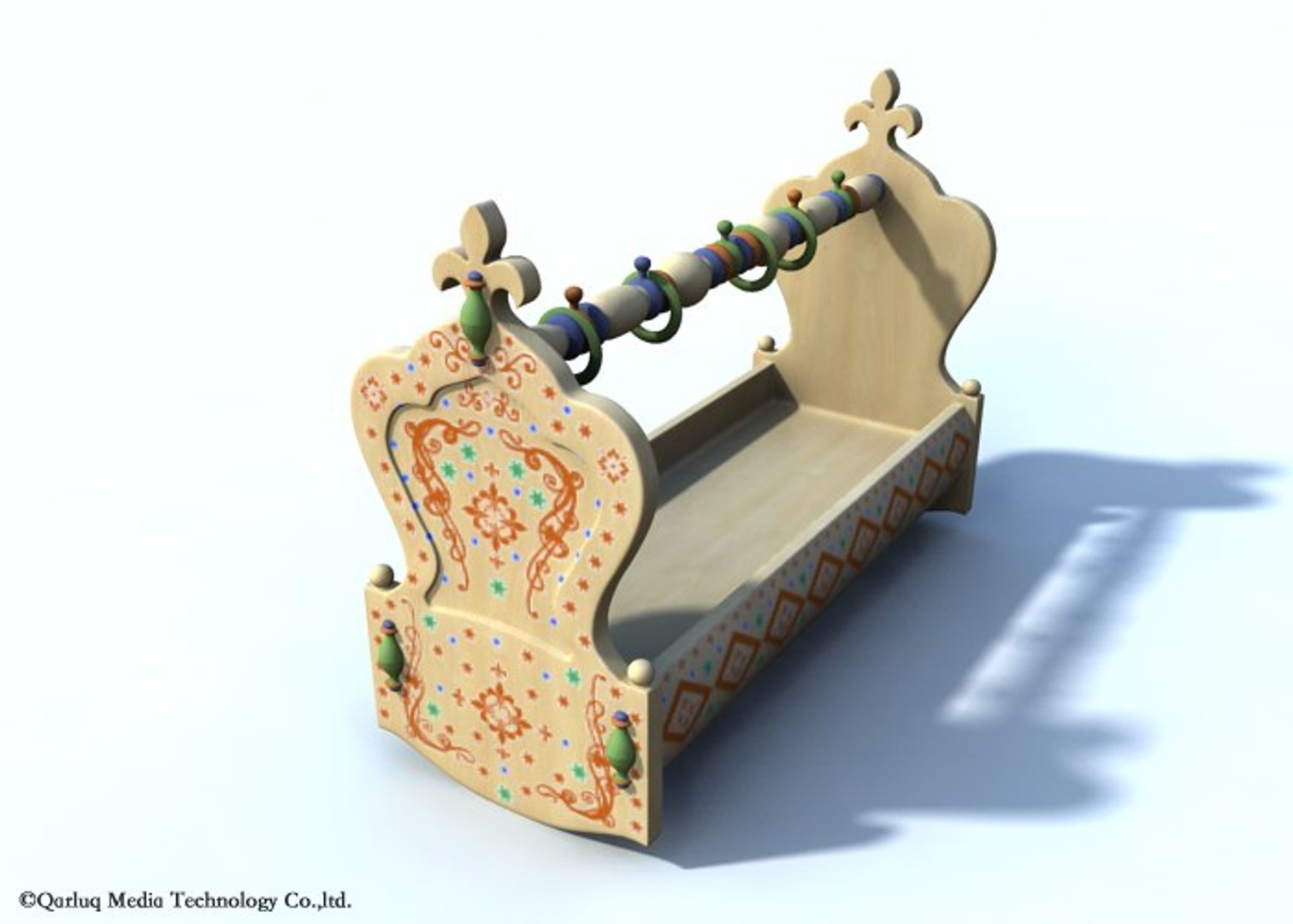 3d Cradle Qarluq Model