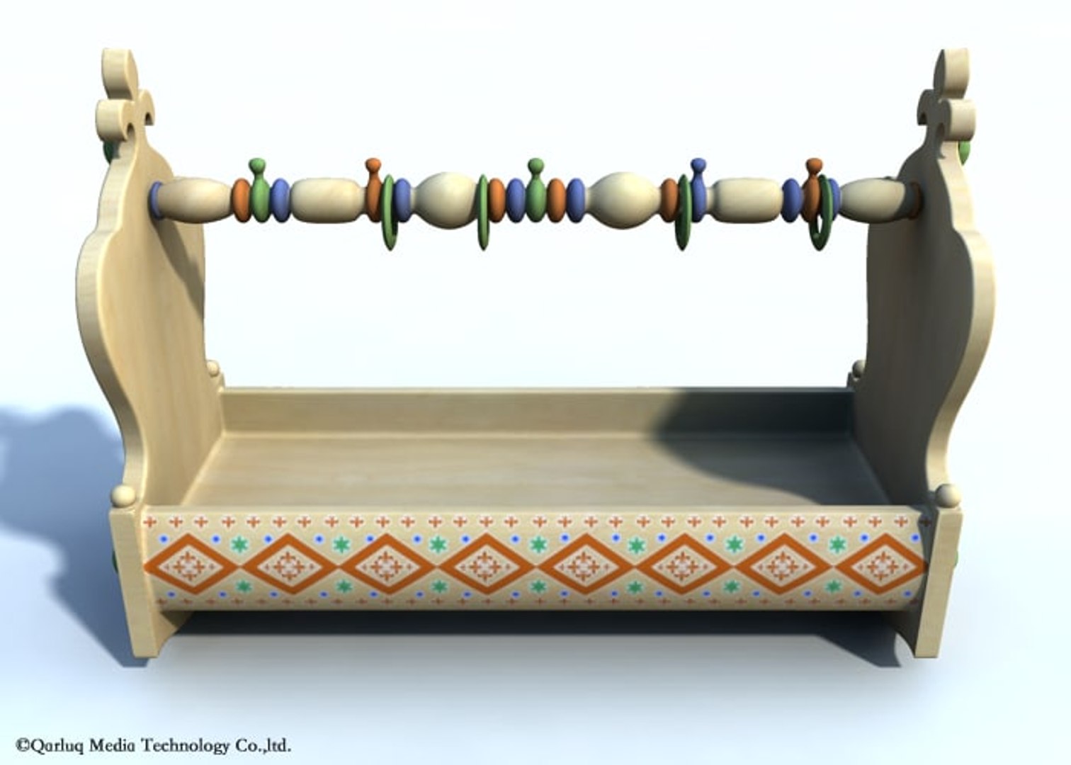 3d Cradle Qarluq Model