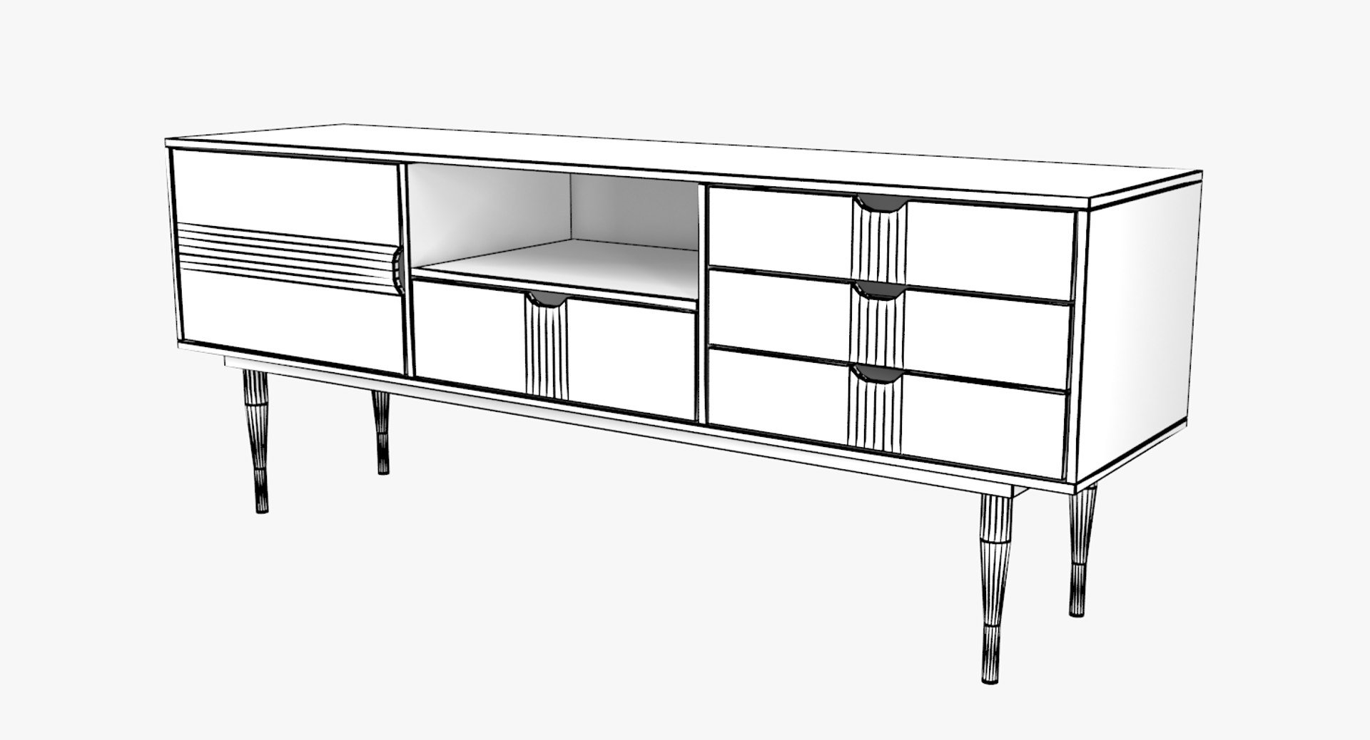 3d Sideboard