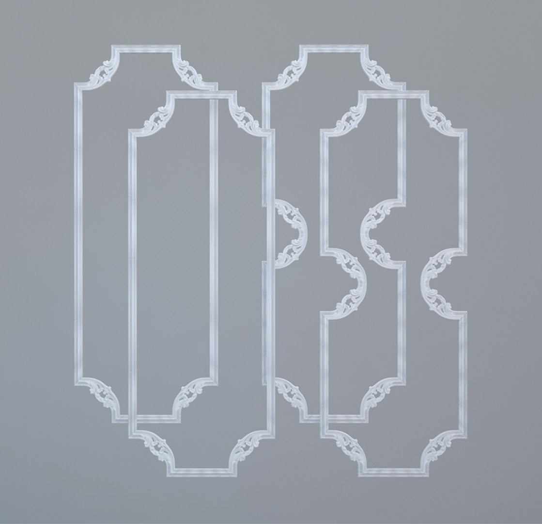 Classical Moulding 3d Model