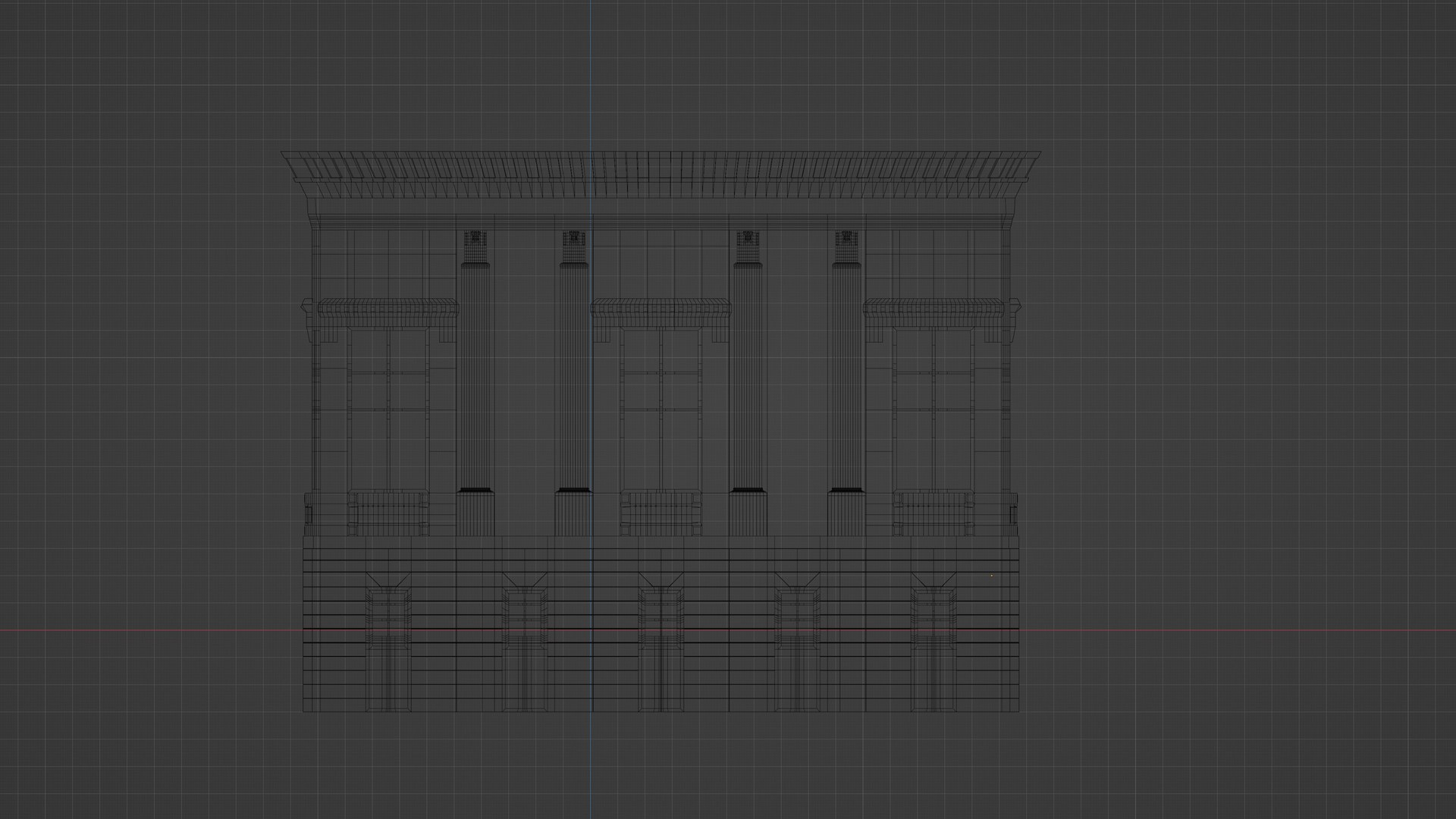 Low Poly Classical Building 3D Model - TurboSquid 2038958