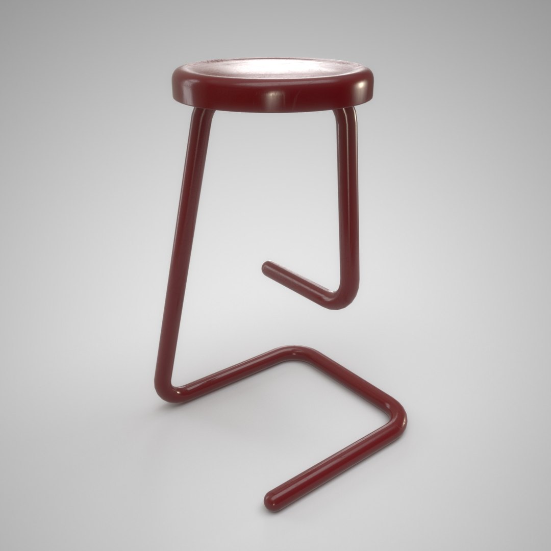 Haworth K700 Paperclip Stool 3d Max