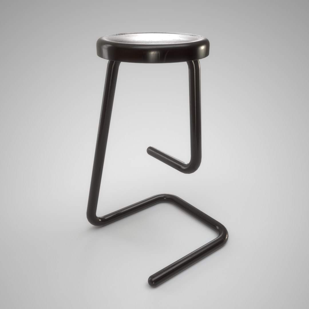 Haworth K700 Paperclip Stool 3d Max
