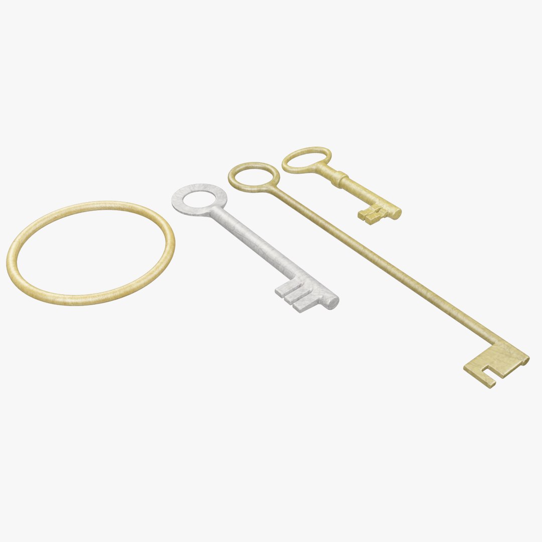 Keys Ring 3D Model - TurboSquid 1229534