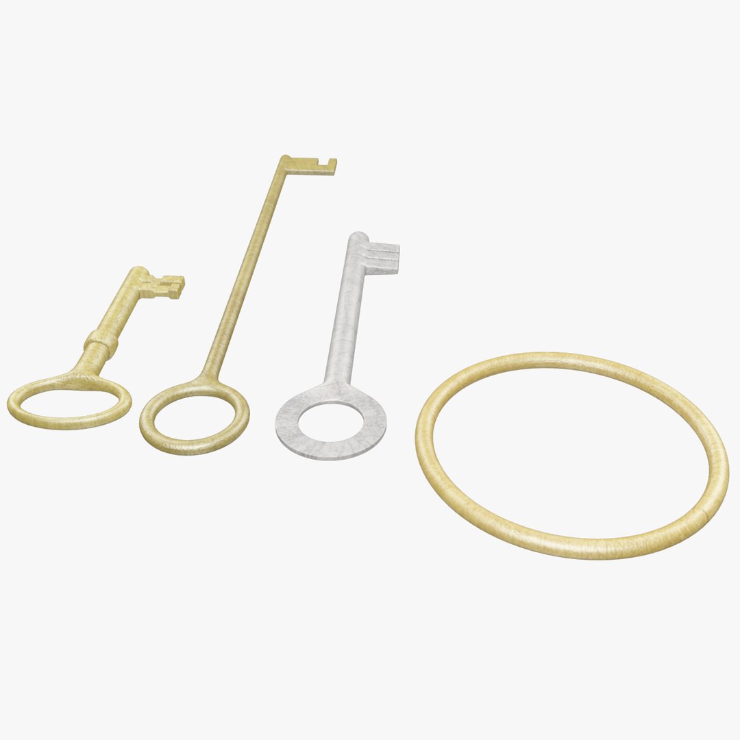 Keys Ring 3D Model - TurboSquid 1229534