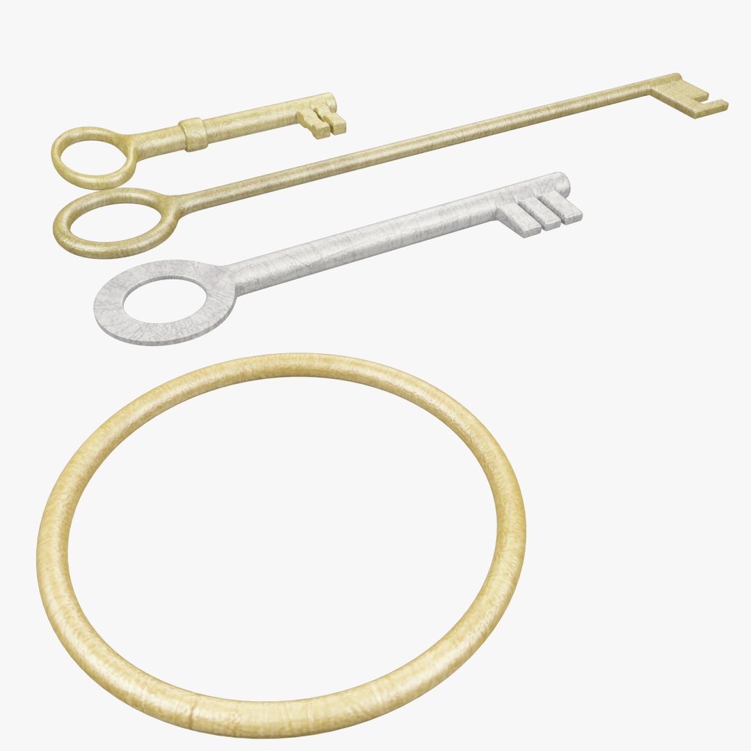 Keys Ring 3D Model - TurboSquid 1229534