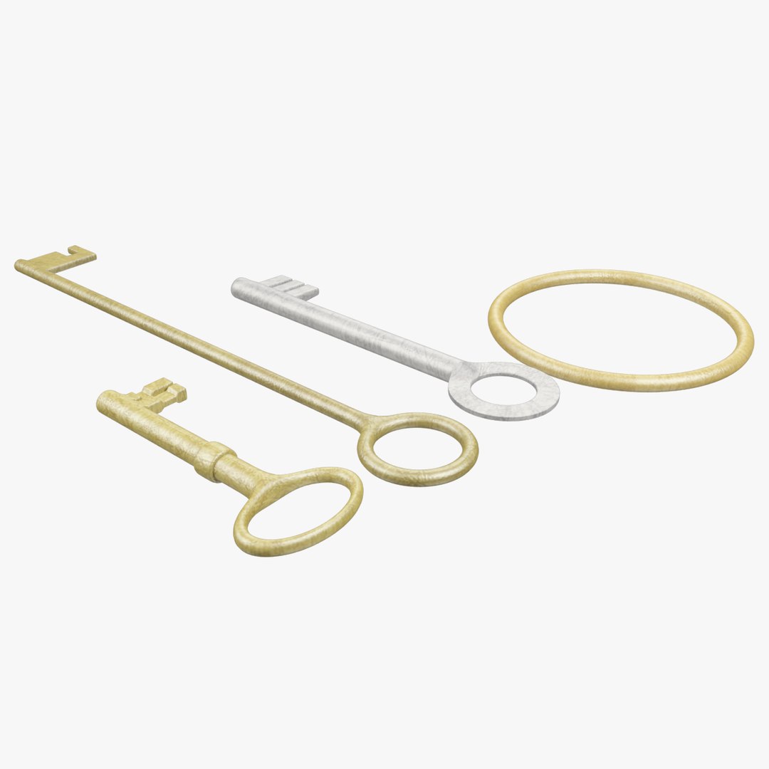 Keys Ring 3D Model - TurboSquid 1229534