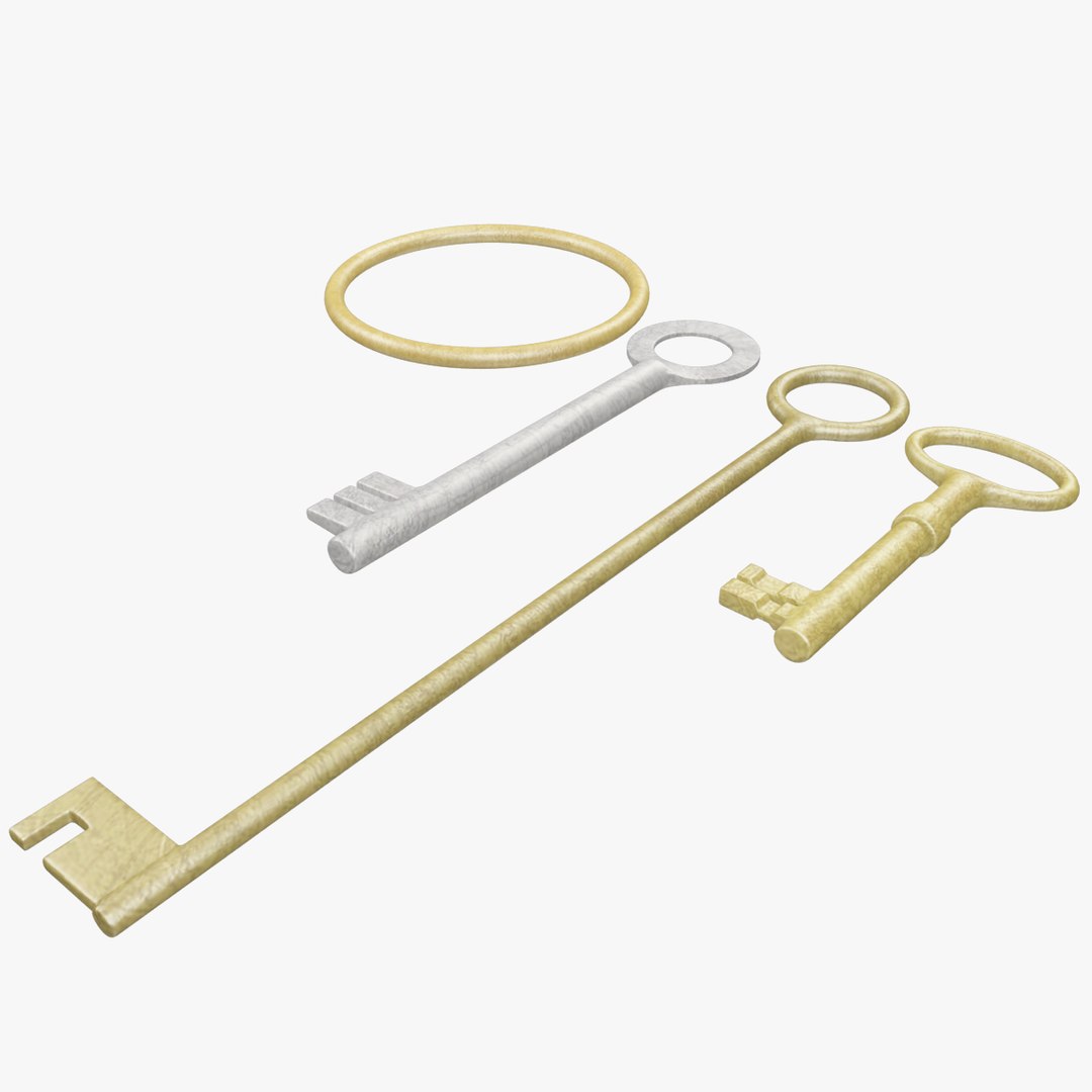 Keys Ring 3D Model - TurboSquid 1229534
