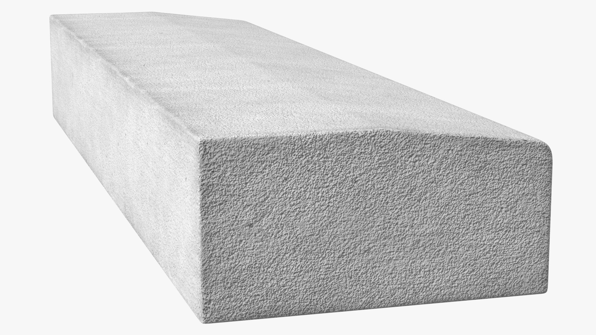 3D Model Concrete Curb 1m - TurboSquid 2028873