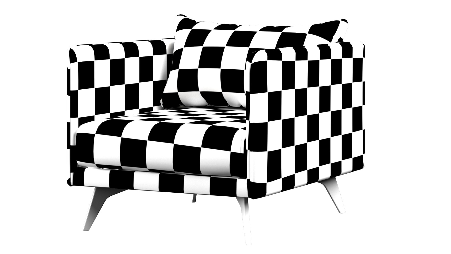 Messina Leather Arm Chair Model - TurboSquid 2008879
