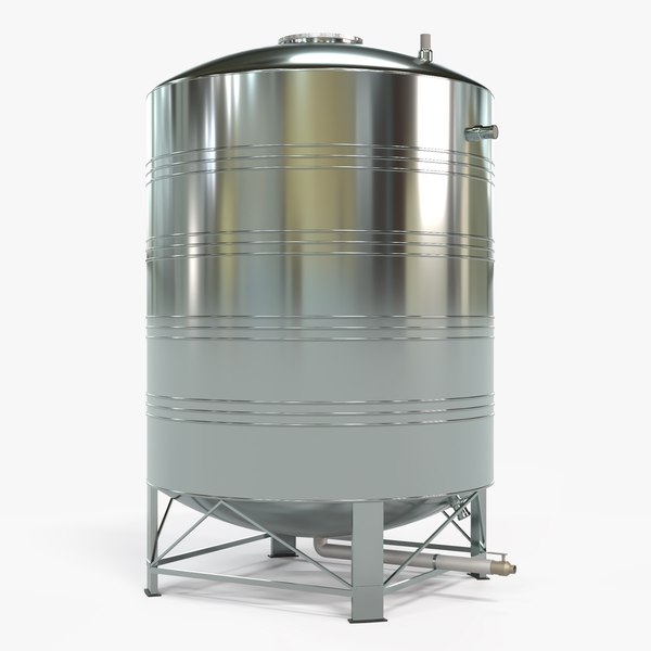 modelo 3d Steel Water Tank - TurboSquid 2059940