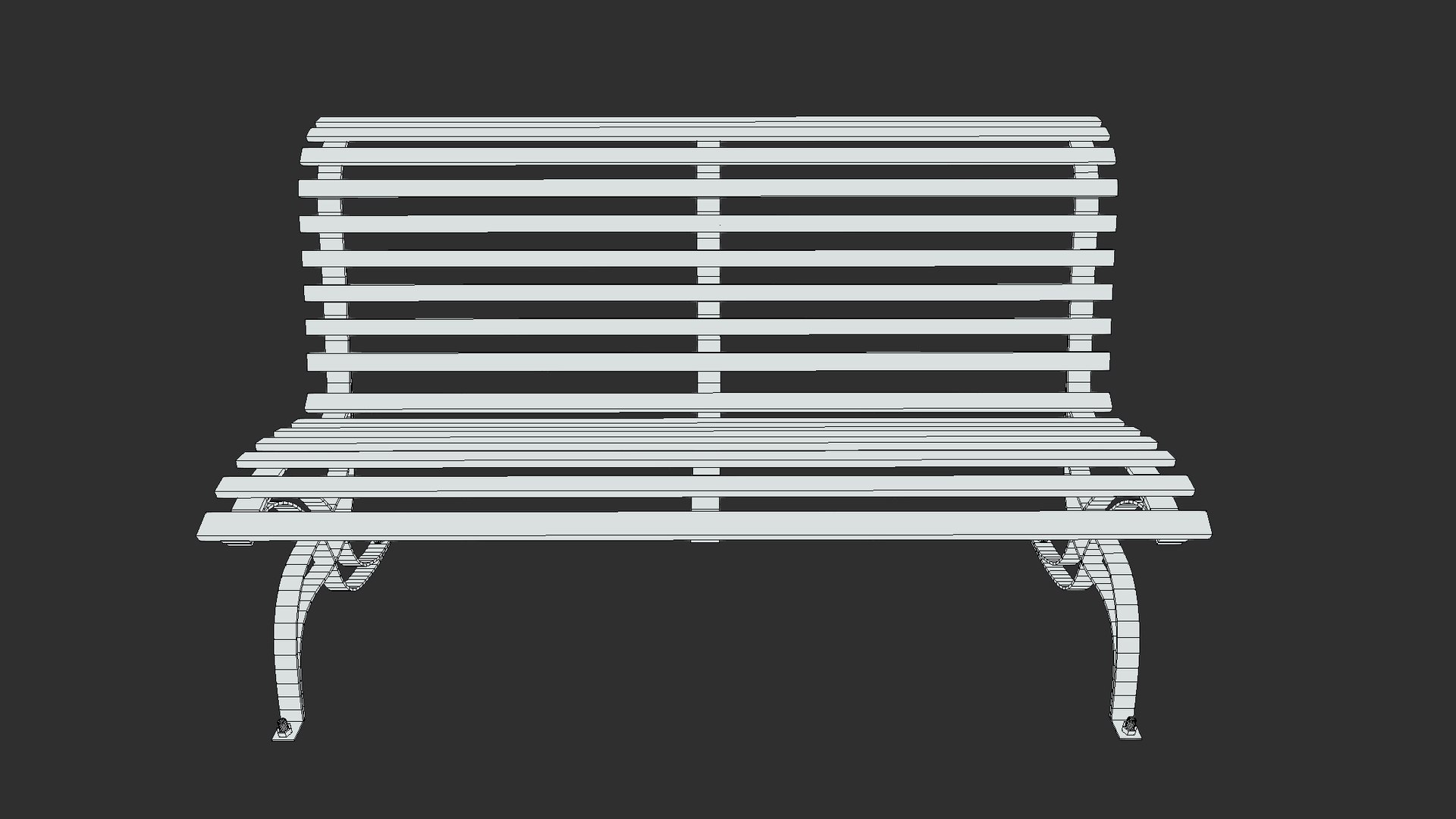 3D Model 10 Benches Low Poly PBR Realistic Collection - TurboSquid 1930646