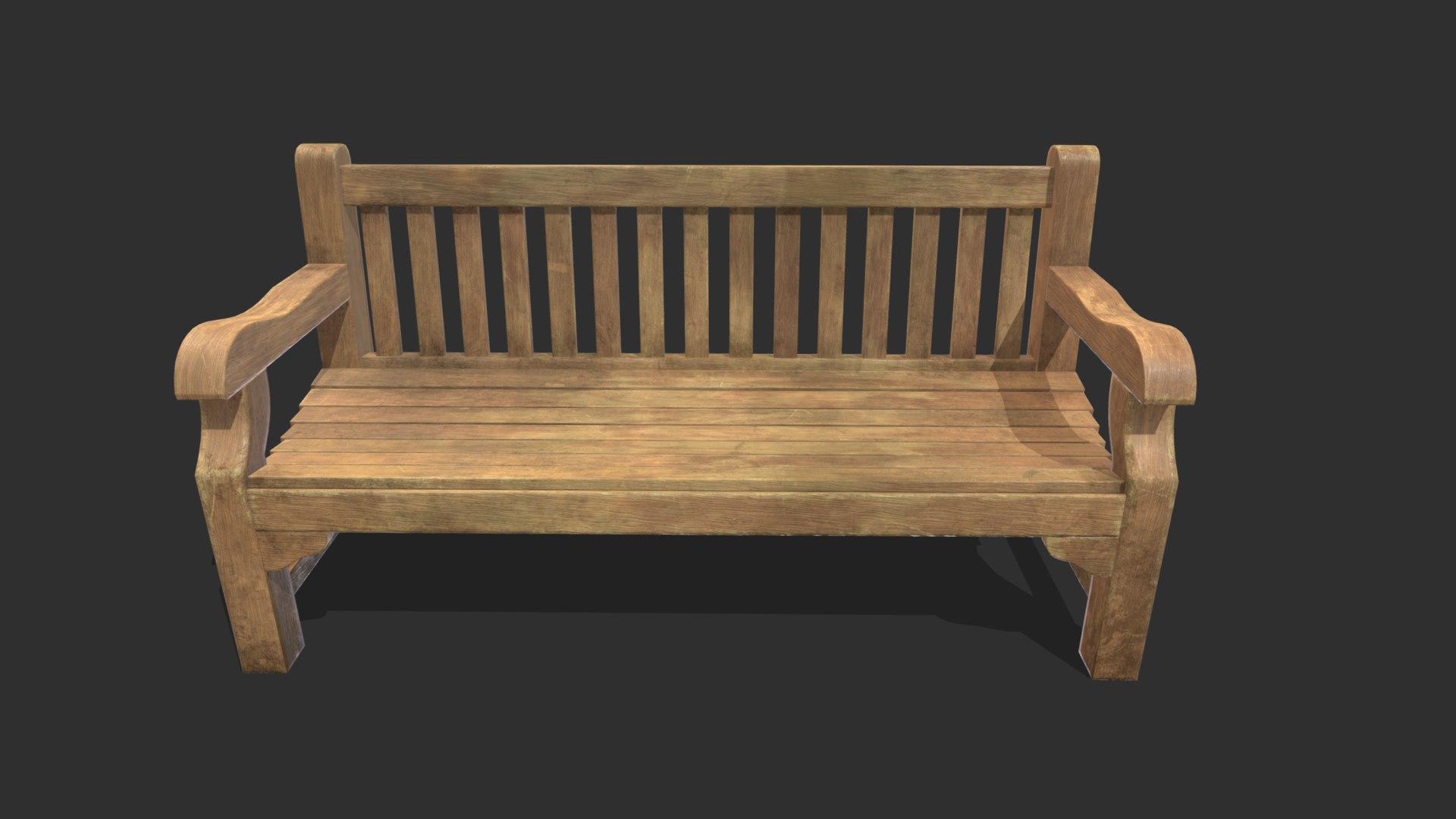 3D Model 10 Benches Low Poly PBR Realistic Collection - TurboSquid 1930646