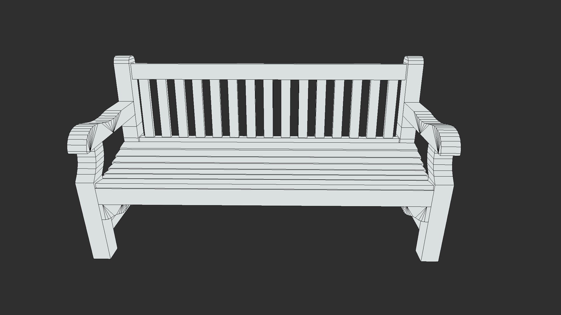 3D Model 10 Benches Low Poly PBR Realistic Collection - TurboSquid 1930646