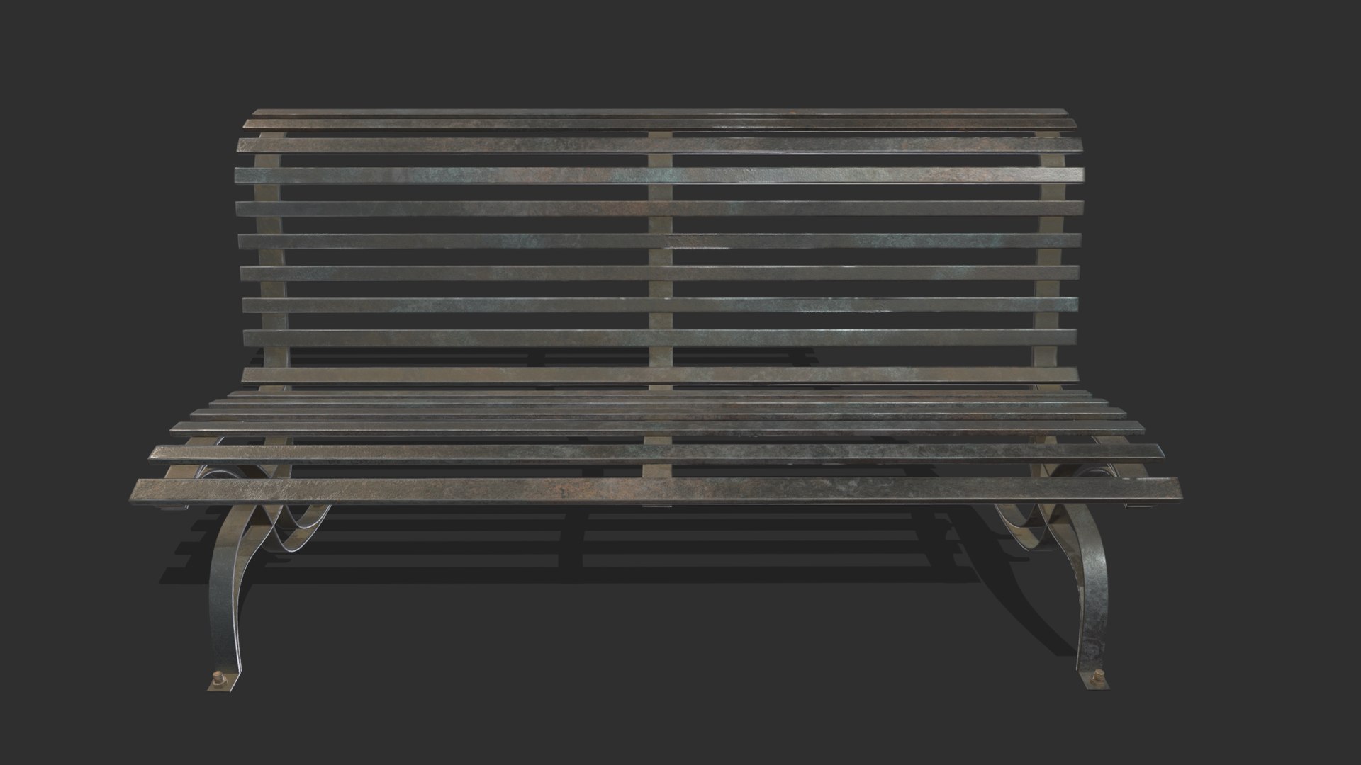 3D Model 10 Benches Low Poly PBR Realistic Collection - TurboSquid 1930646
