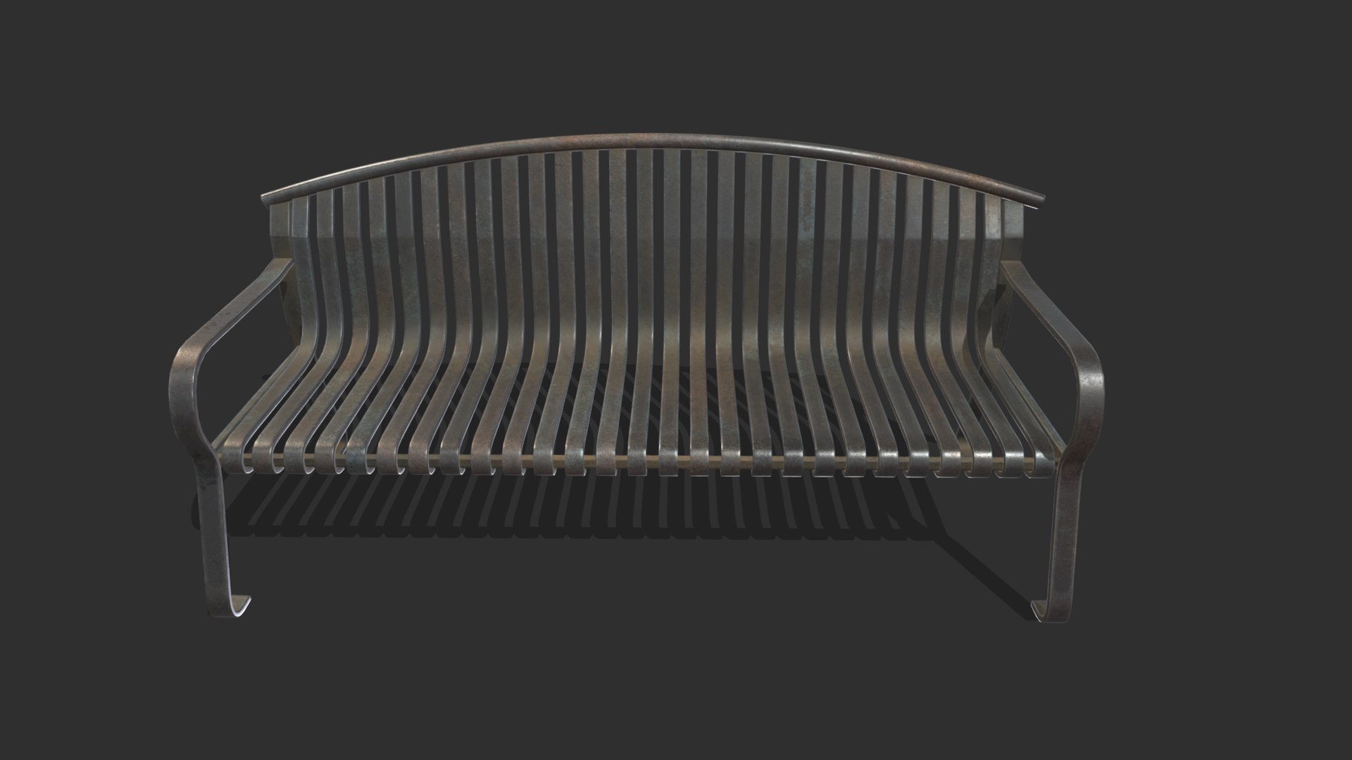 3D Model 10 Benches Low Poly PBR Realistic Collection - TurboSquid 1930646