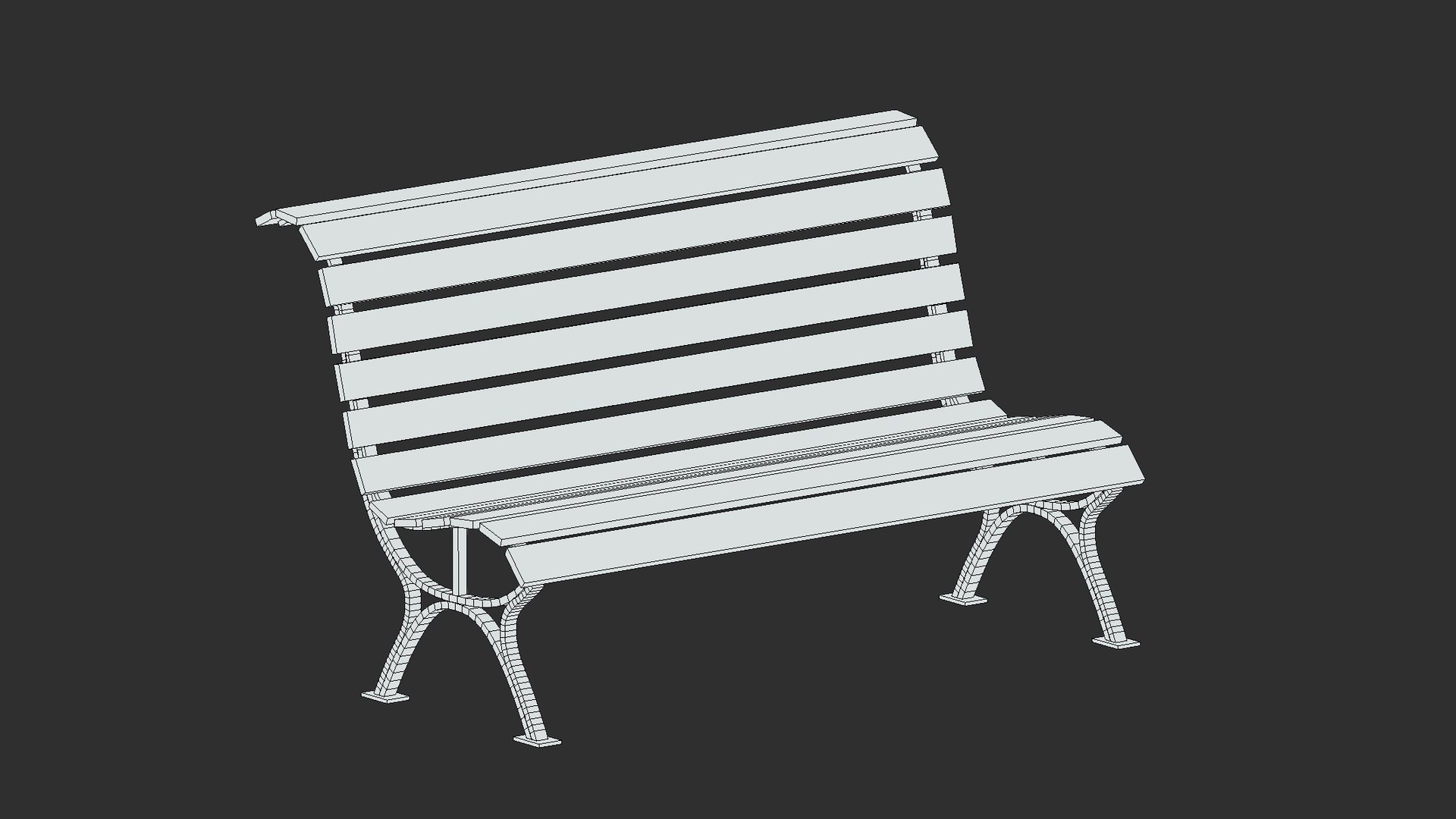 3D Model 10 Benches Low Poly PBR Realistic Collection - TurboSquid 1930646