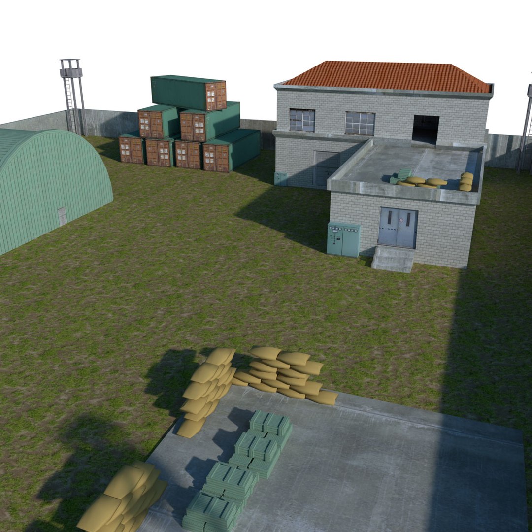 Military Camp 3D Model - TurboSquid 1246974