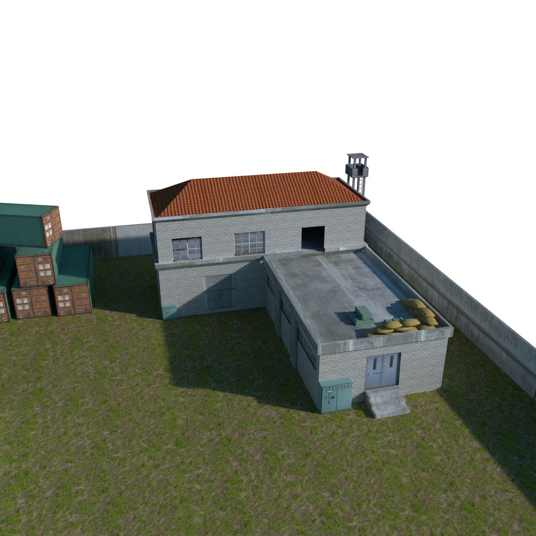 Military Camp 3D Model - TurboSquid 1246974